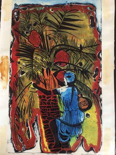 Galerie Afrikanische Kunst - Palm Wine Tappers - David H. Dale 38-1137