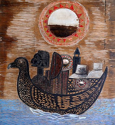 Galerie Afrikanische Kunst - ohne Titel - Zerihun Yetmgeta - Ethiopia - Äthiopien 18-128