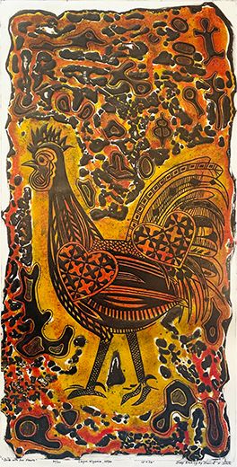 Galerie Afrikanische Kunst - Cock with two Hearts - David H. Dale ...